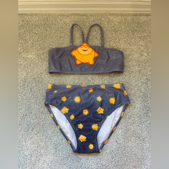 Disney | Swim | Disney Wish Star Girls Bikini Set Size 78 | Poshmark